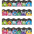 Quera 57.4ft Monster Scalloped Bulletin Board Stickers Self-Adhesive ...