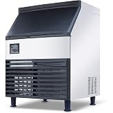 Amazon.com: Snooker Half Cube Commercial Ice Machine with Storage Bin ...