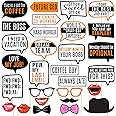 Amazon.com: Indian Collectible 29pcs Office Theme Photo Booth Props ...