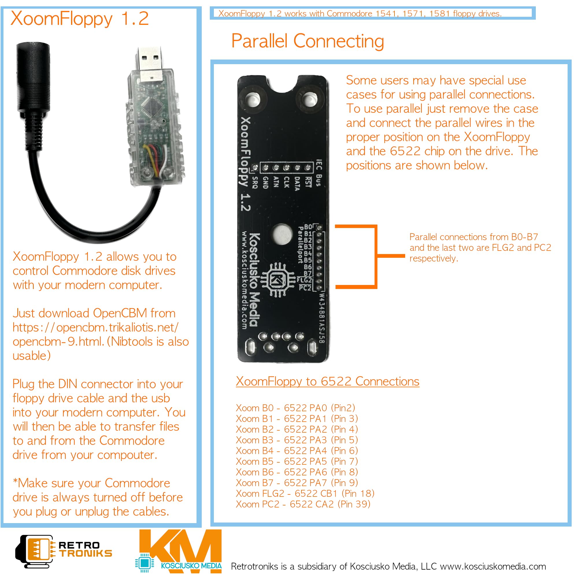 Mua XoomFloppy - Thumb sized Xum1541 (Zoom Floppy) for USB to IEC ...