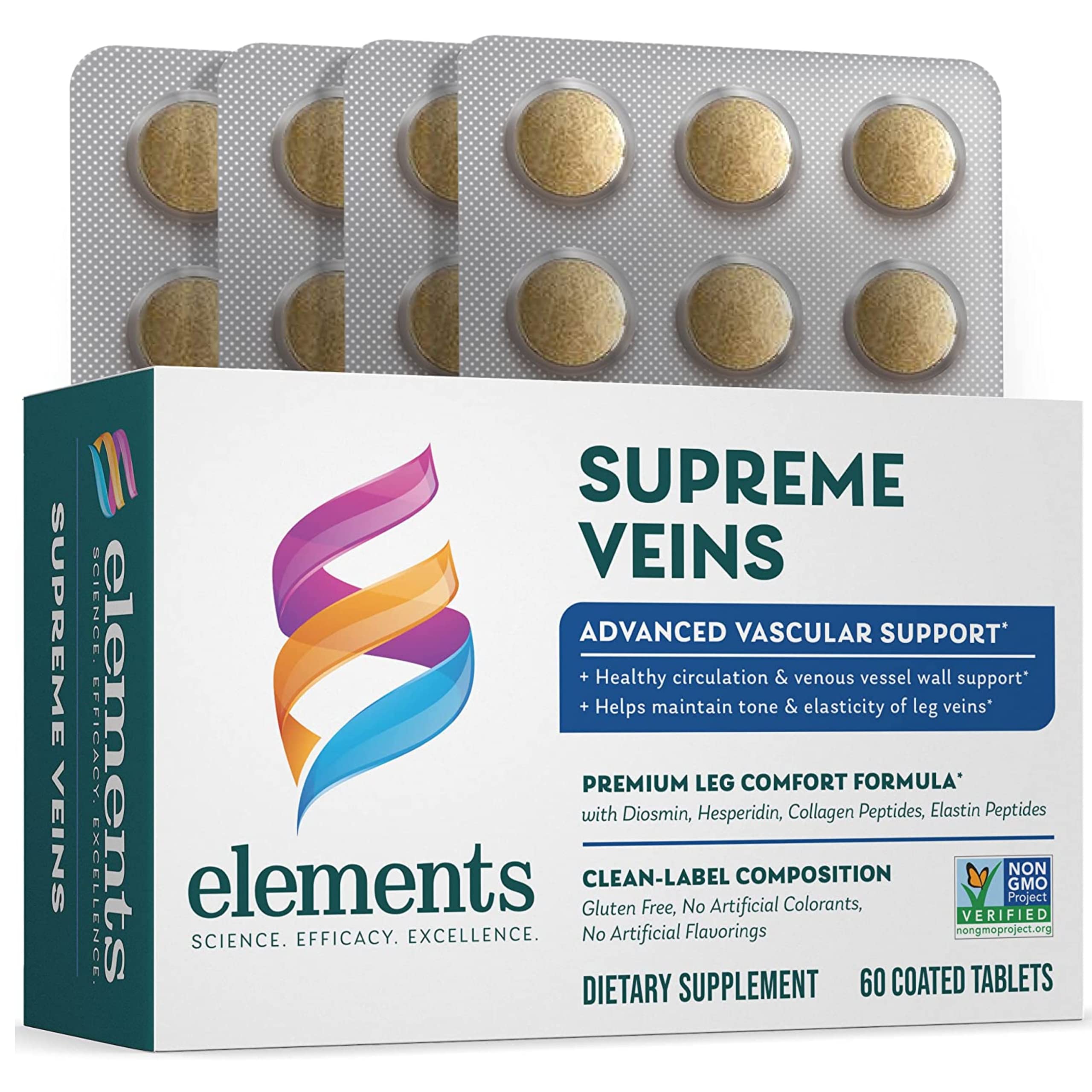 Mua Elements Supreme Veins, 60 Tablets (30 Day Supply), Advanced ...