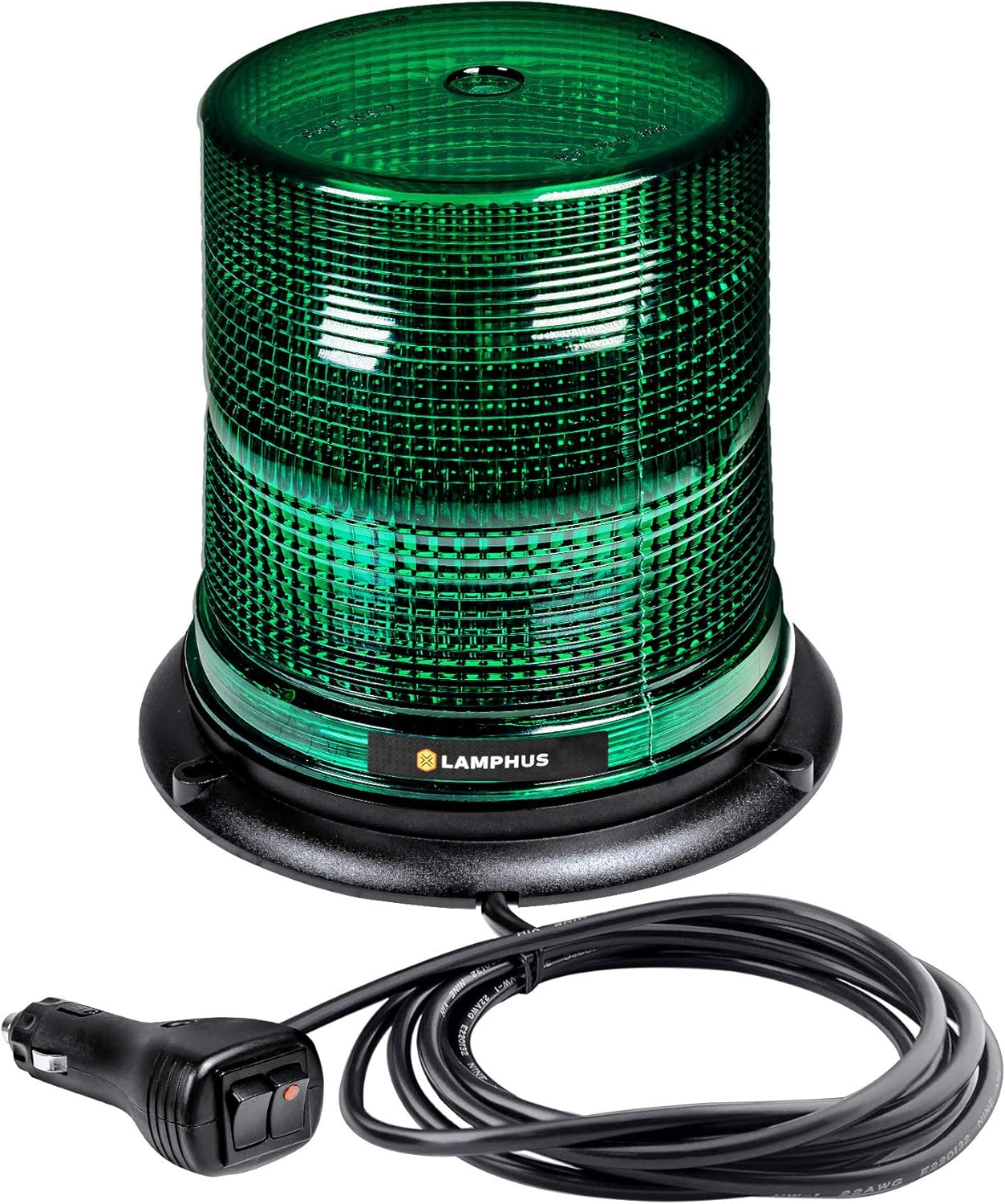 Amazon.com: LAMPHUS Aura 7" 12W Green LED Emergency Beacon Light [SAE ...