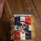 Amazon.com : PRK 14 Flags for Cars Dominican Republic/USA Banderas ...