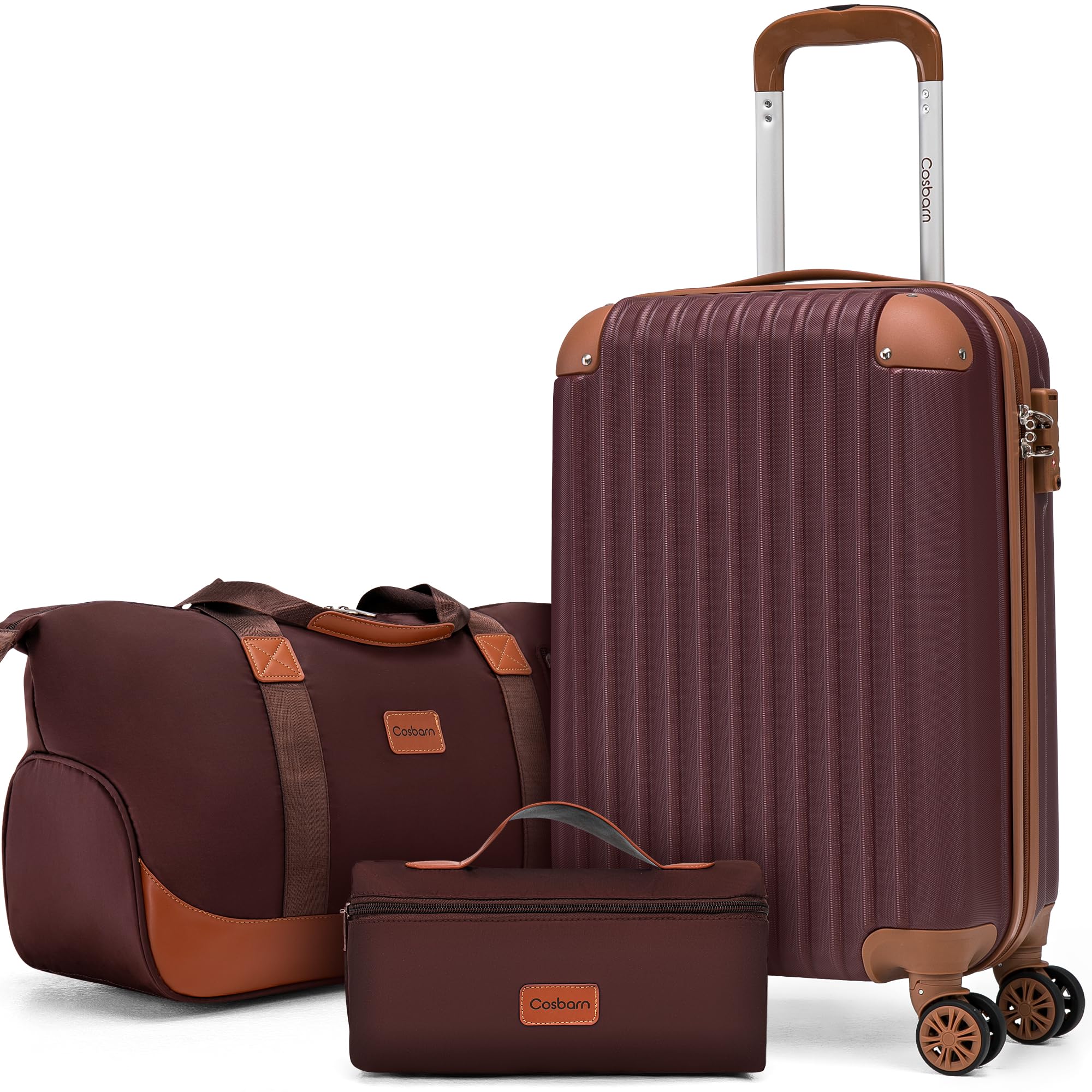 Cosbarn Carry On Luggage 22x14x9 Airline Approved, 20 Inch Carry on ...