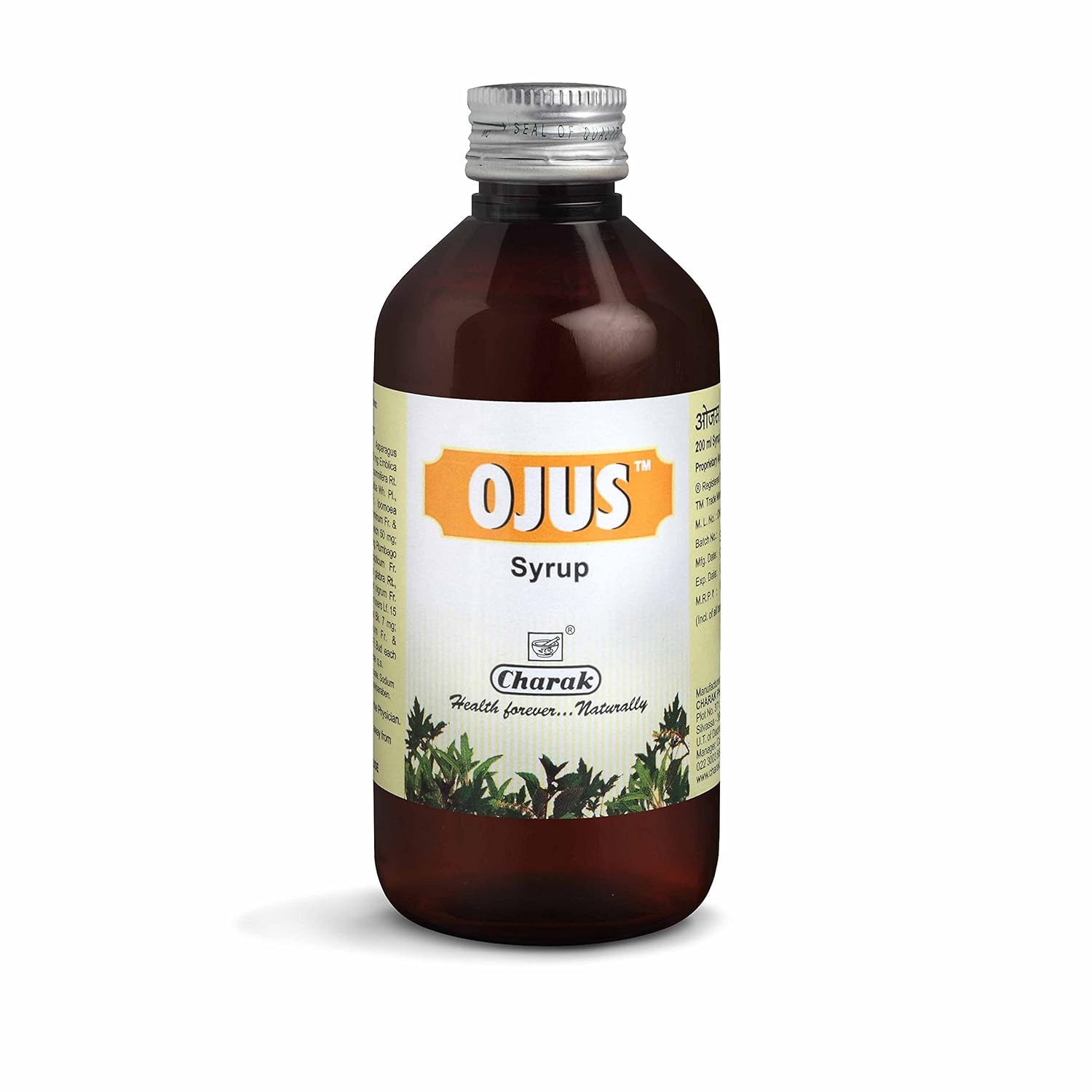 Buy Charak Pharma Ojus Syrup for Indigestion Digestive Aid (200 ml ...