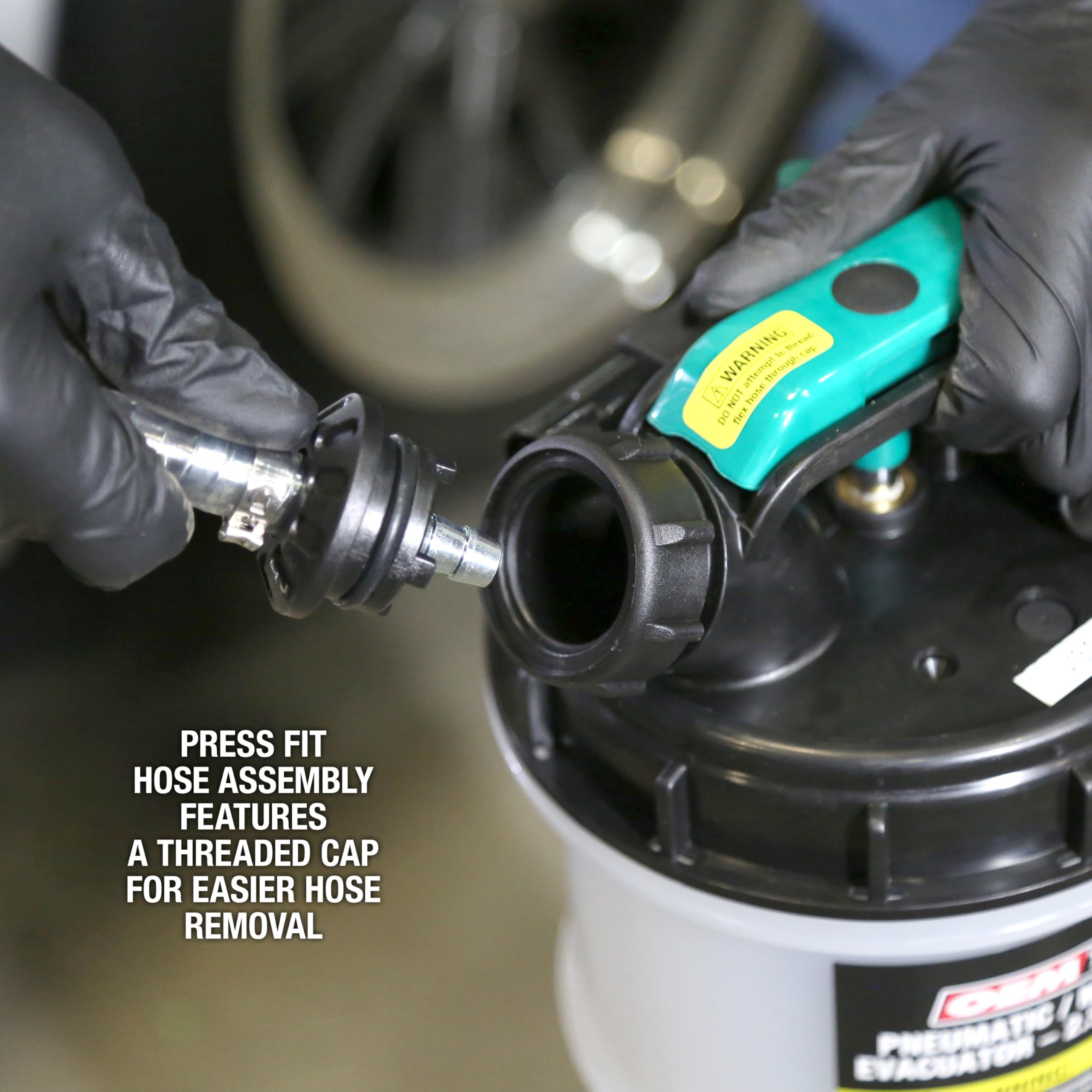 OEMTOOLS 24938 Pneumatic/Manual Fluid Extractor, 9.5L Oil Extractor ...