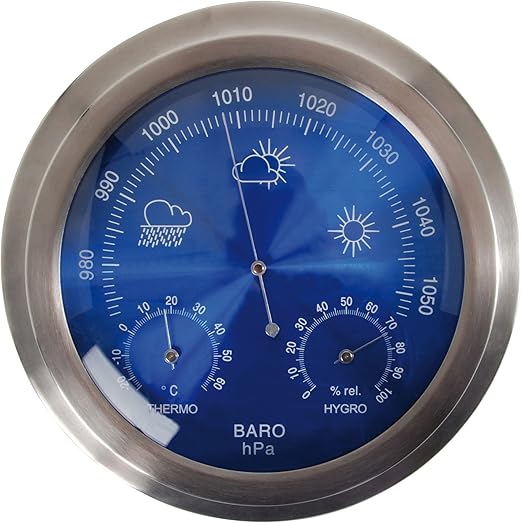 Round Wall Weather Station: Amazon.co.uk: Electronics