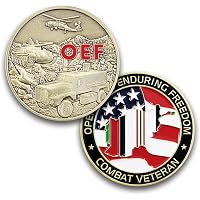 OEF Operation Enduring Freedom Challenge Coin - Military Coin Designed ...