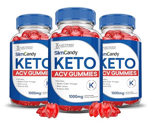 (3 Pack) Slim Candy Keto ACV Gummies Advanced Formula 1000MG SlimCandy ...