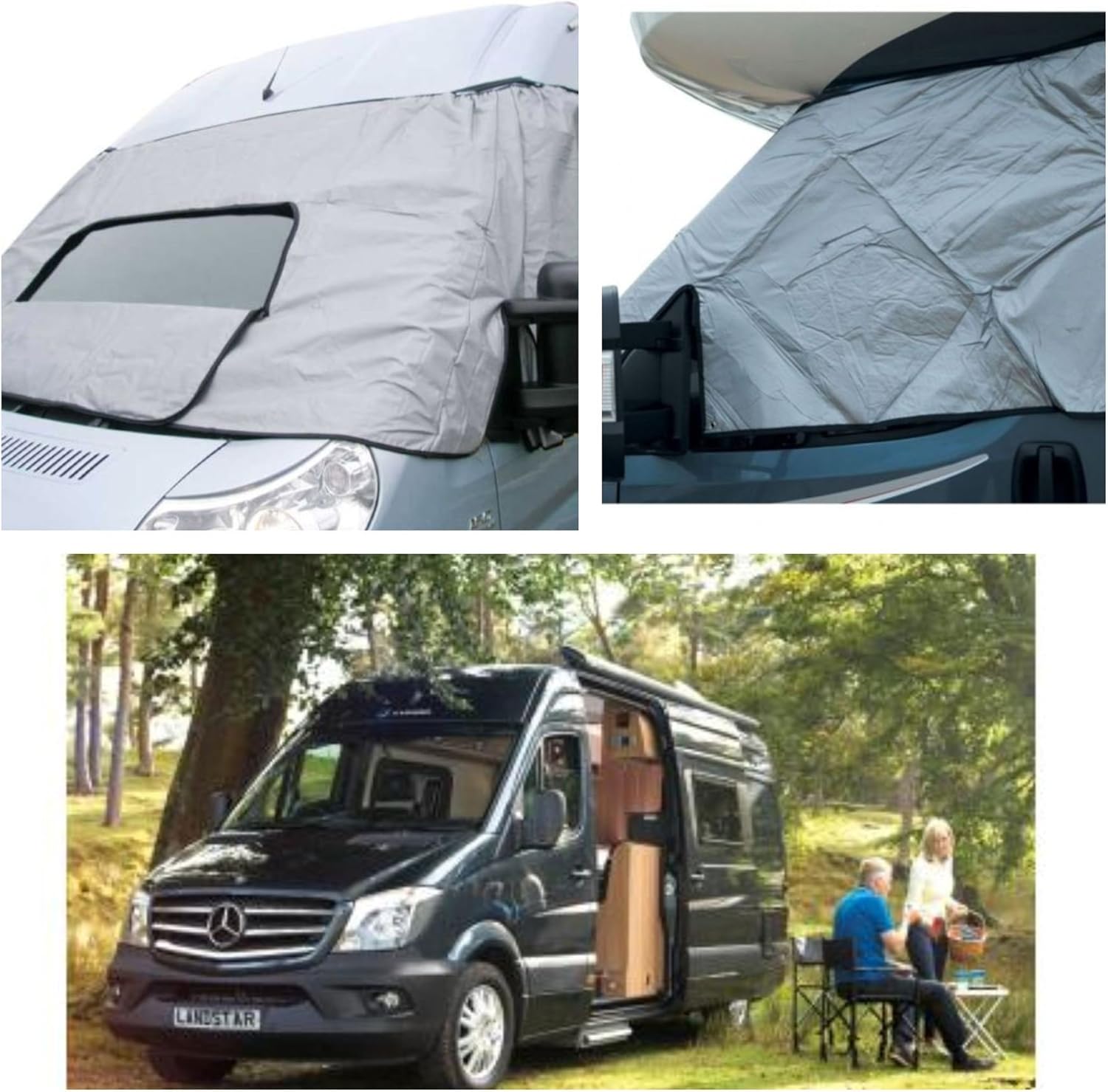 UKB4C Sprinter 2006 on External Thermal Blinds Window Cover Blind Kit ...