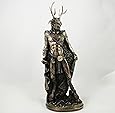 Wiccan Lady Bronzed Witch Statue Keeper of the Forest Witcraft Figurine ...