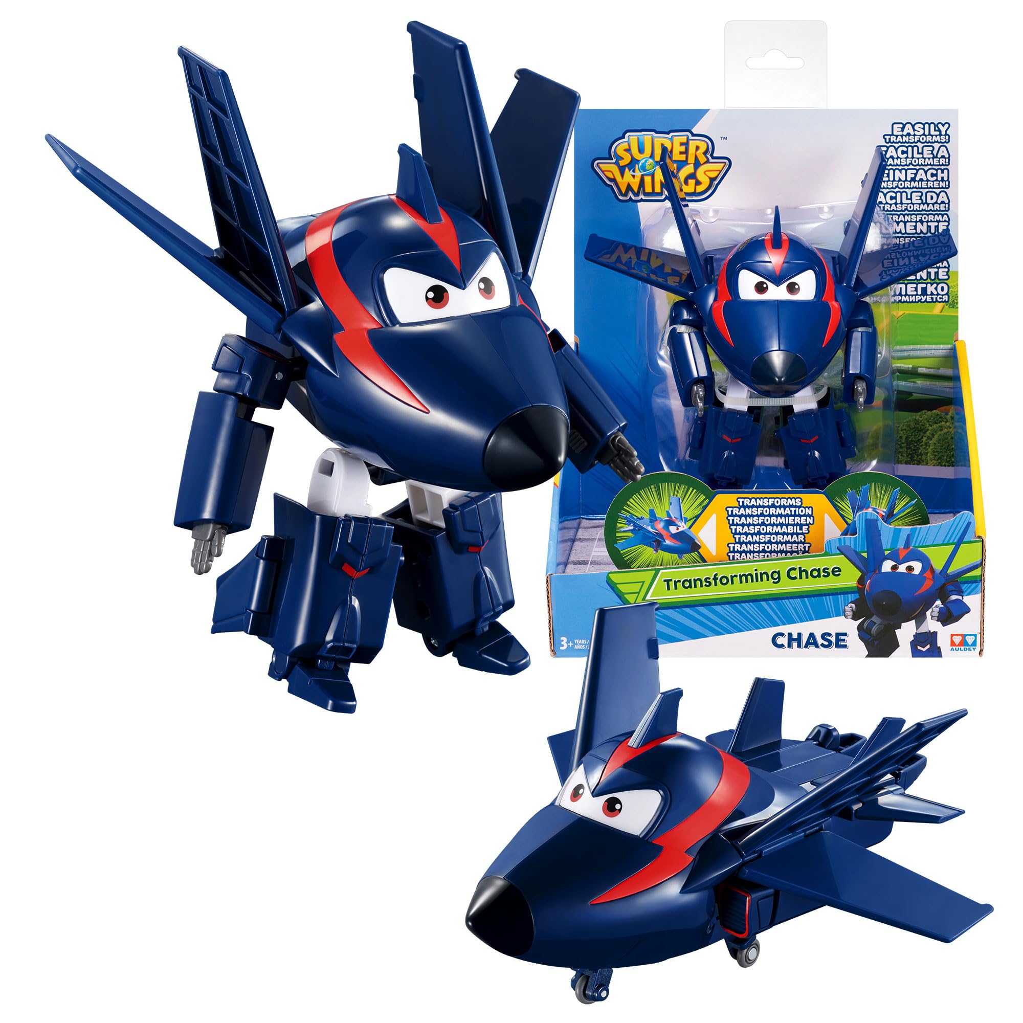 Mua Super Wings Transformer Toys, 5 in Chase Transforming Airplane Toys ...