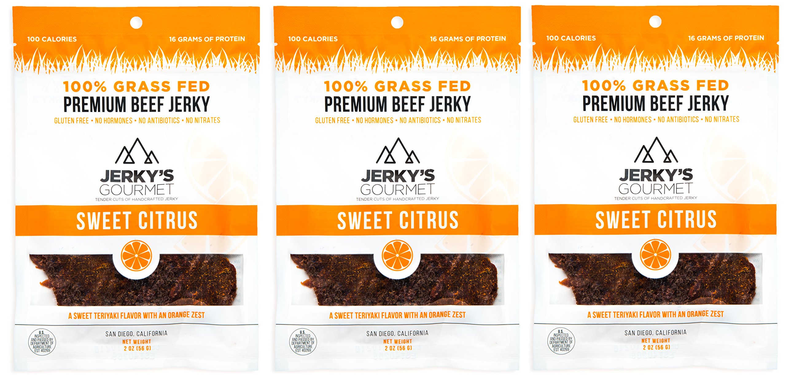 Amazon.com: 100% Grass-Fed Beef Jerky - (3 Pack) Ghost Pepper Keto ...