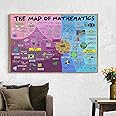 Amazon.com: Metal Art Wall Decor for Living Room - The Map of ...