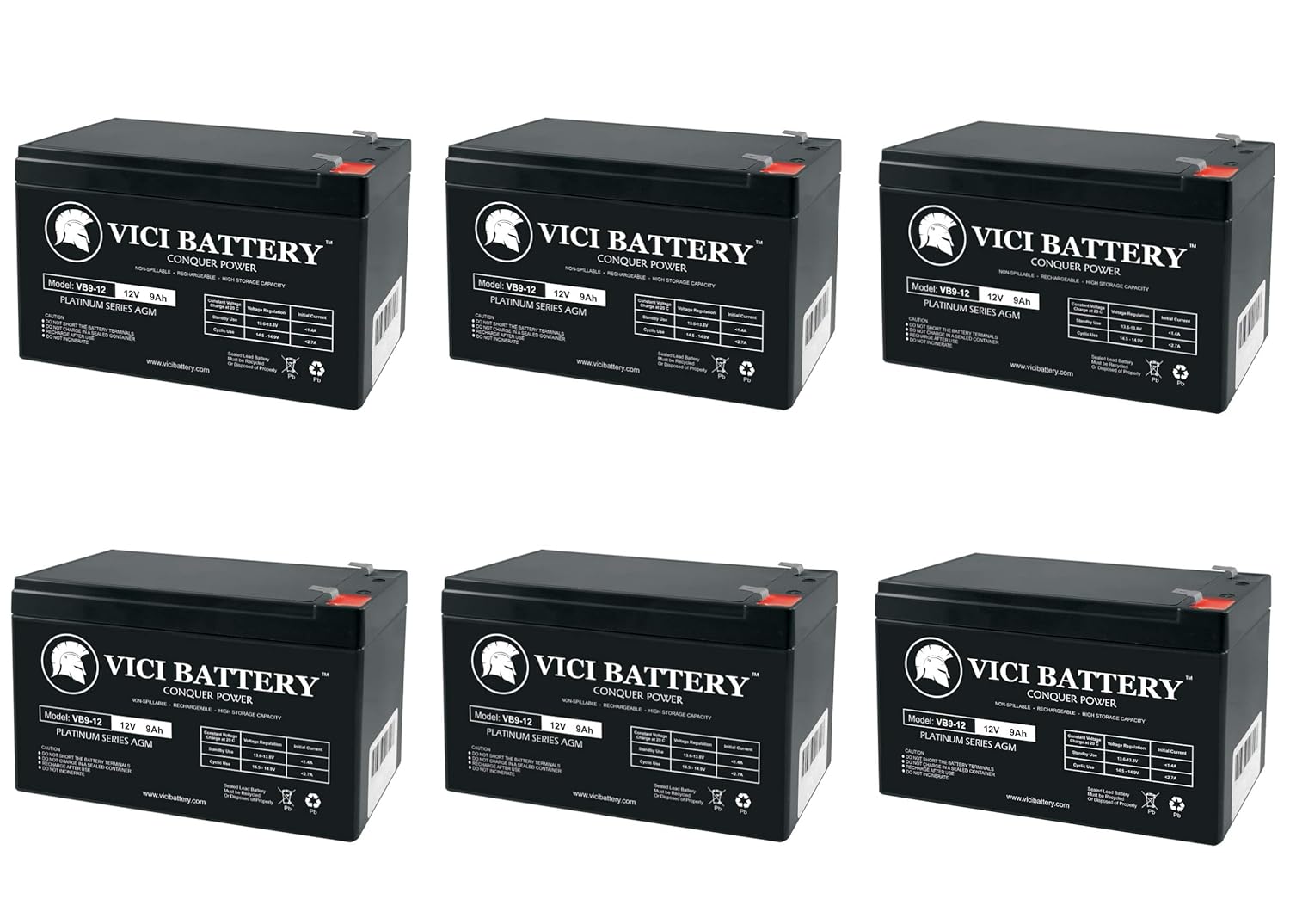 Amazon.com: VICI Battery 12V 9Ah SLA Battery Replacement for Eaton 9130 ...