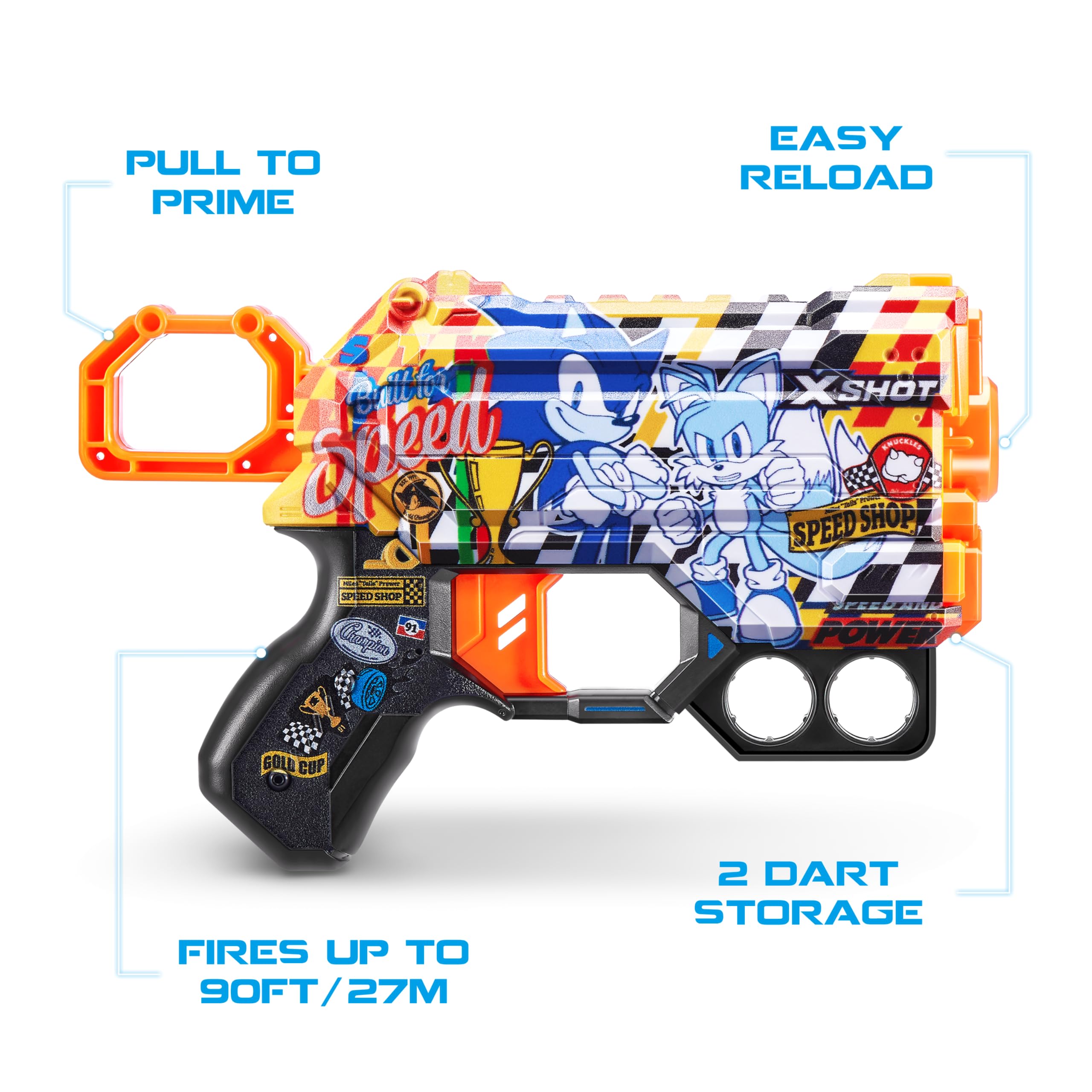 Mua XSHOT Skins Menace Blaster Sonic Super Speed, Sonic The Hedgehog ...