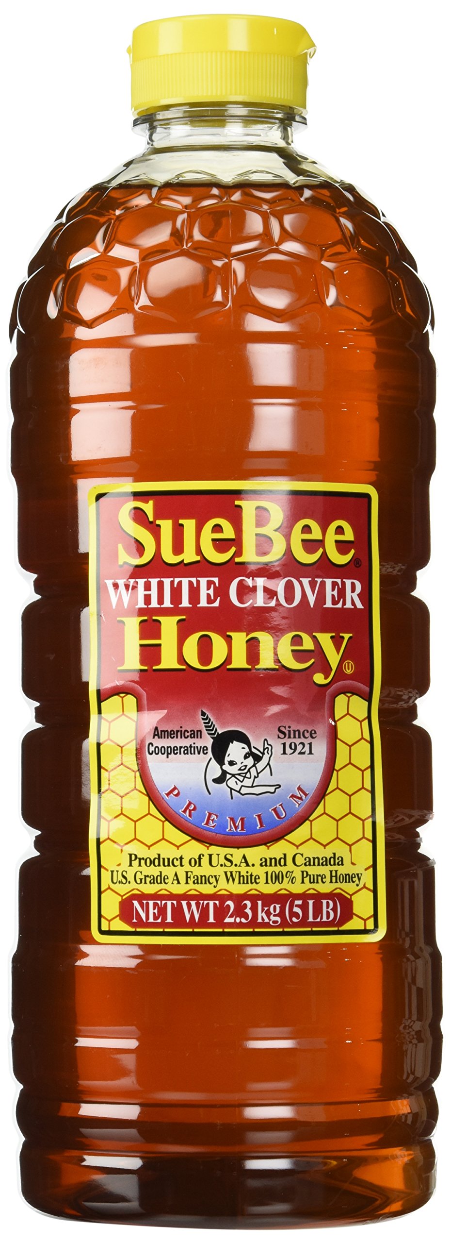 Amazon.com : SueBee Premium Clover Spun Honey (Pack of 2) Large 16 oz ...
