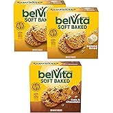 Amazon.com: belVita Soft Baked Banana Bread Breakfast Biscuits, Chewy ...
