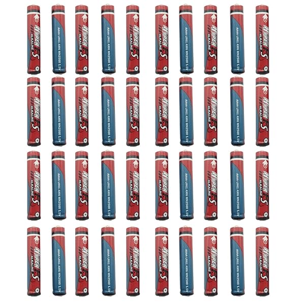 HyperPS - 40PCS - AAAA Alkaline Batteries MX2500, Mini, UM 6 (JIS ...