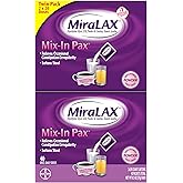 Amazon.com: MiraLAX Gentle Constipation Relief Laxative Powder, Stool ...