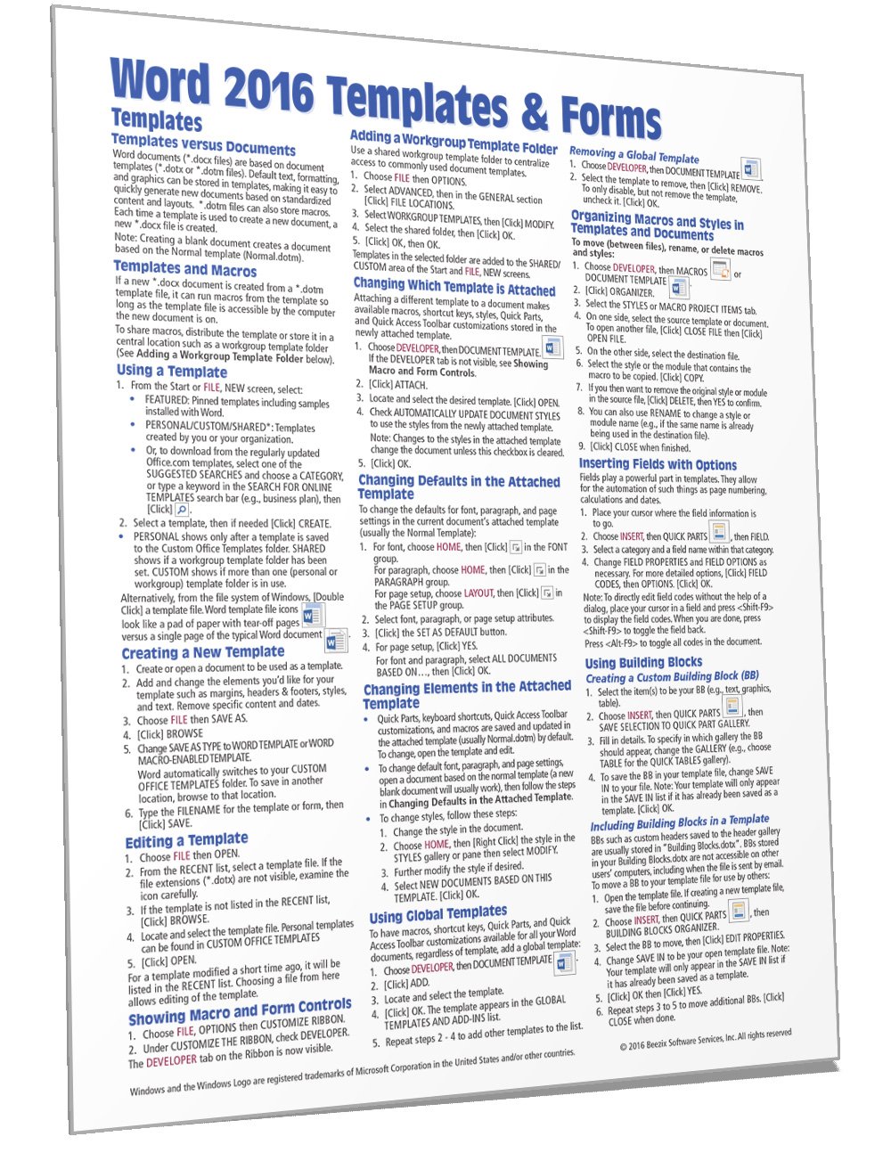 9 Quick Reference Guide Template Perfect Template Ideas