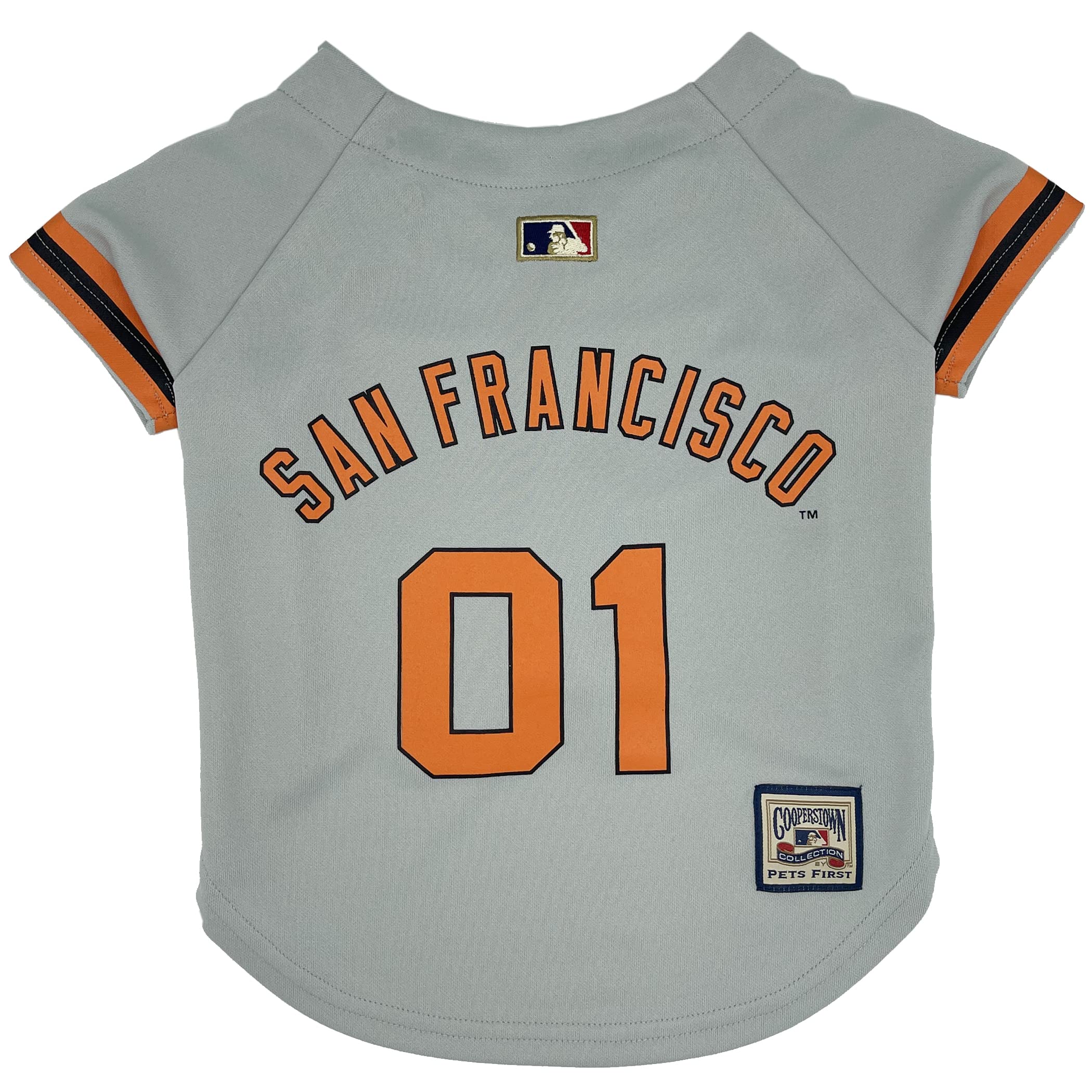 MLB SAN Francisco Giants Vintage Throwback Jersey for Dogs & Cats in ...