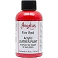 Amazon.com: Angelus Acrylic Leather Paint, 4 Fl Oz (Pack of 1), Fire Red