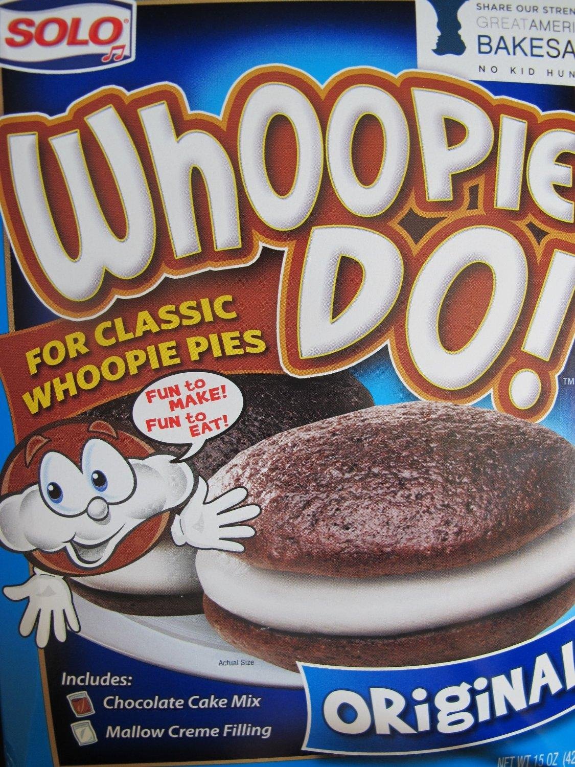 Amazon.com : Solo Whoopie Do! Original Whoopie Pie Mix (Pack of 3) 15 ...