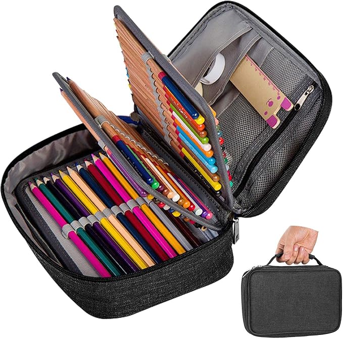 Pencil Case Large Capacity,72 Packs Multifunction Pencil Bag Big ...
