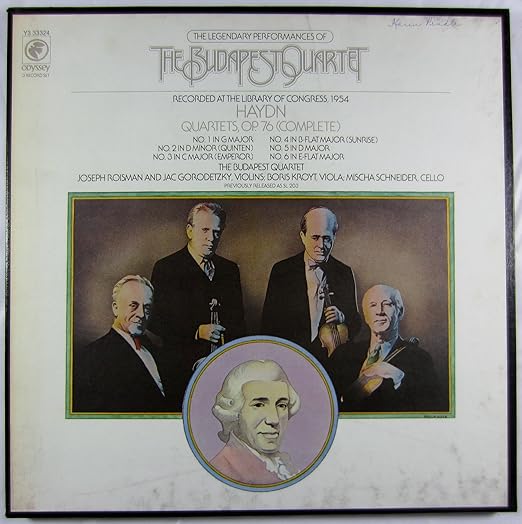 Budapest Quartet - Haydn: String Quartets, Op. 76 (Complete). Budapest Quartet - Amazon.com Music
