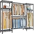 Amazon.com: Ulif E7 Garment Rack, Heavy Duty Clothes Storage System ...