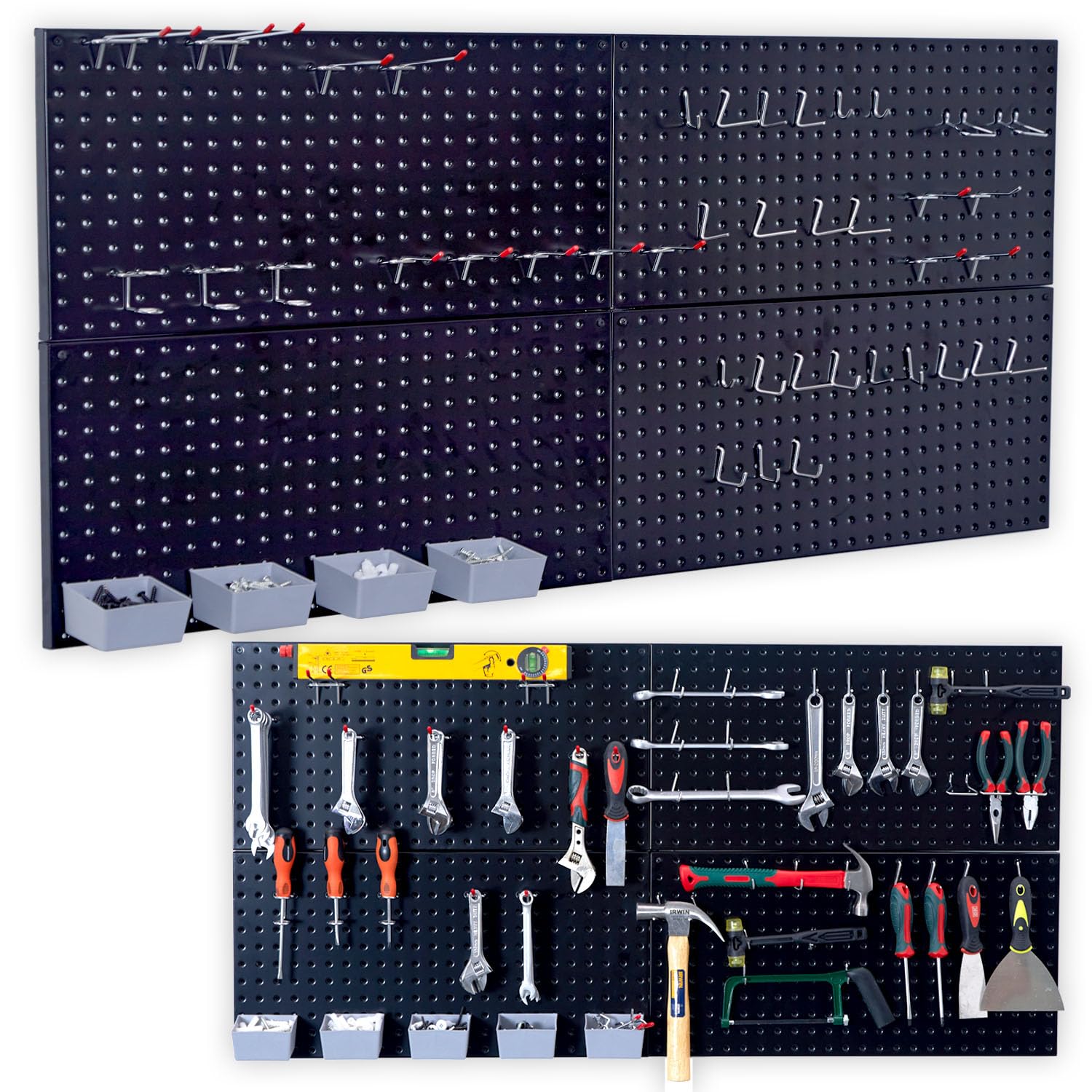 Mua Wallmaster Pegboard Organizer Garage Storage - 48pcs Pegboard Hooks ...