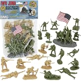 Amazon.com: BMC CTS WW2 Italian Plastic Army Men - 24pc Gray-Green ...