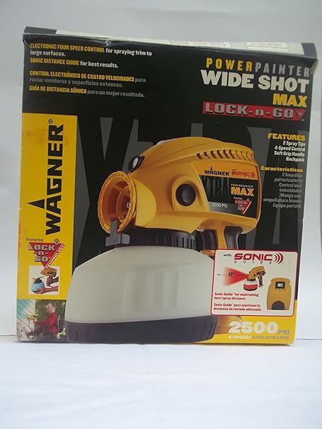 Wagner Power Painter Wide Shot Max Lock-n-Go - Tools Products - Amazon.com