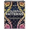 Amazon.com: ColorIt Colorful Spiral-Bound Adult Coloring Book with 50 ...