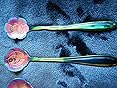 Amazon.com: SelfTek 8Pcs Rainbow Flower Spoon Set, 2 Different Size ...