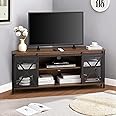 Amazon.com: HOMISSUE Corner TV Stand for 55 Inch TV, Rustic Corner ...