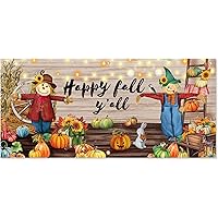 Amazon.com: Preboun Fall Thanksgiving Garage Door Banner 6 x 13ft Extra ...
