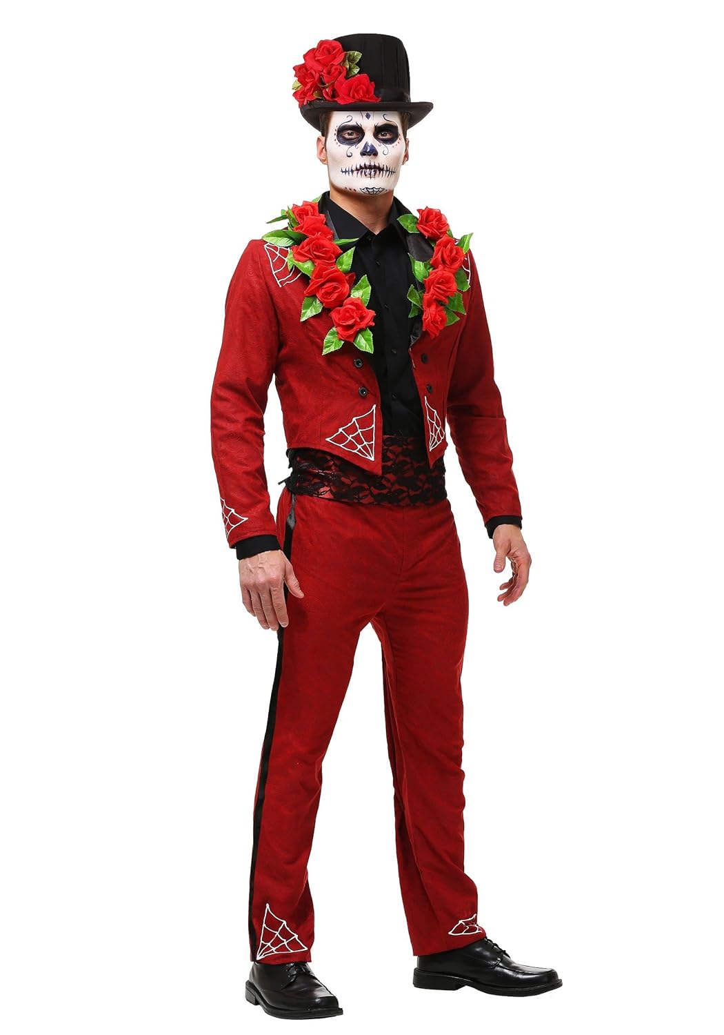 Fun Costumes Men's Day of the Dead Fancy dress costume Small: Amazon.co ...