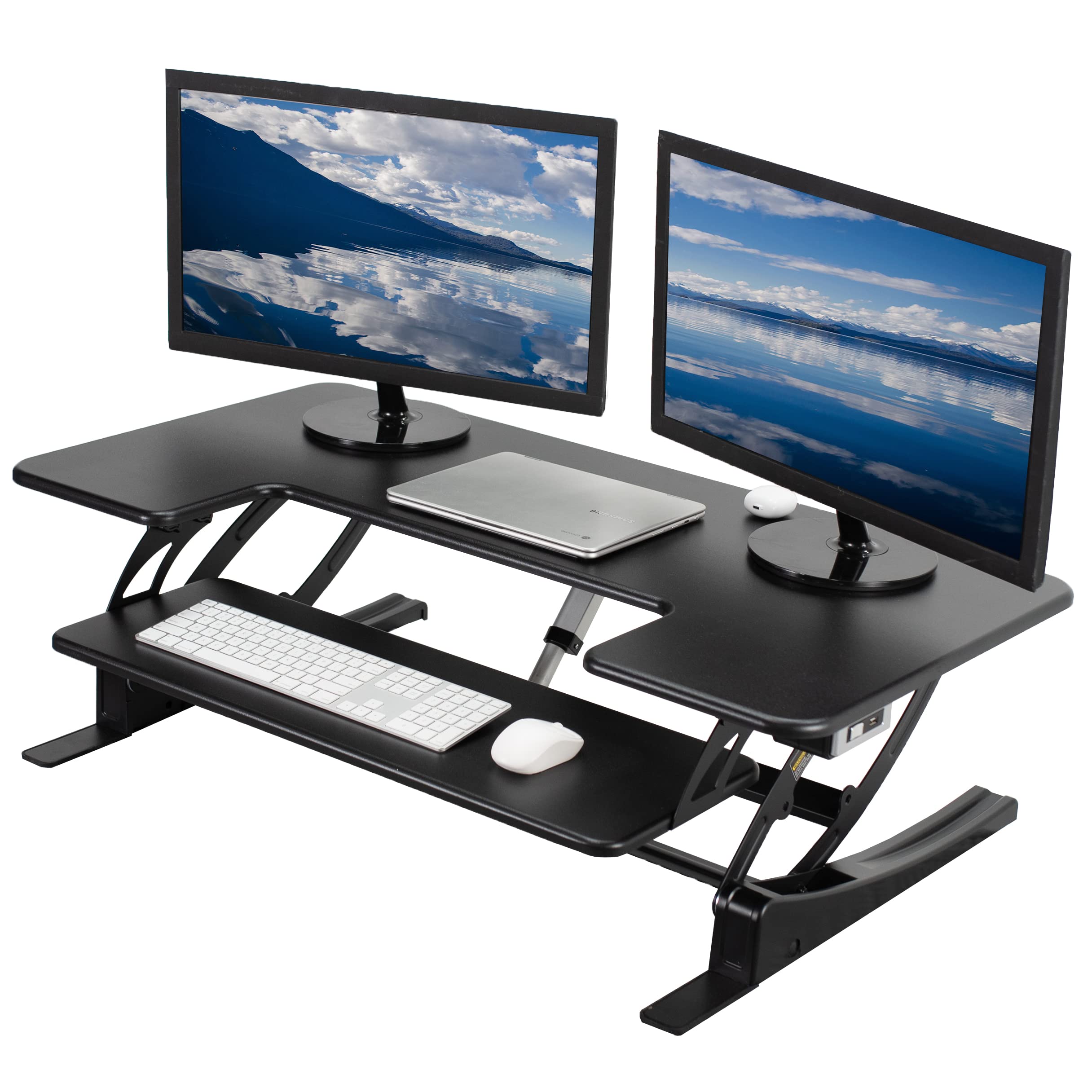 Mua VIVO 42 inch Electric Height Adjustable Stand Up Desk Converter, VE ...