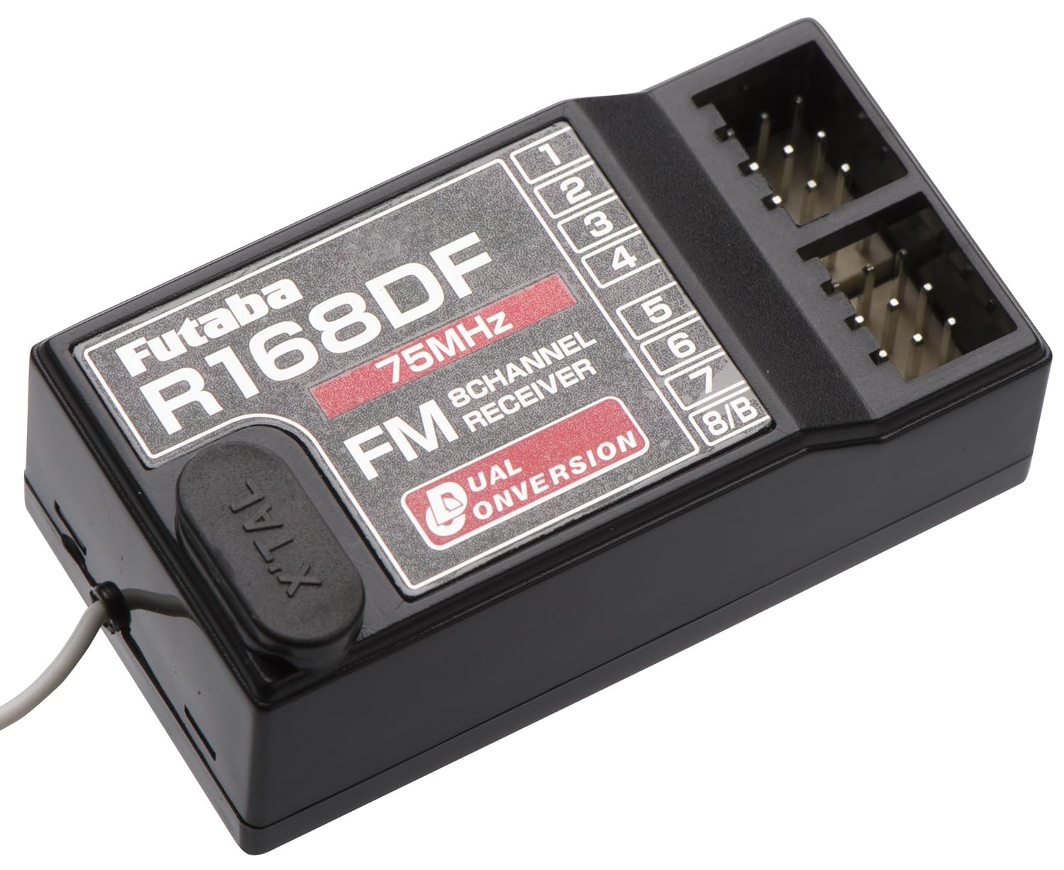 Amazon.com: Futaba R168DF FM DC 75MHz Receiver without Crystal: Toys ...