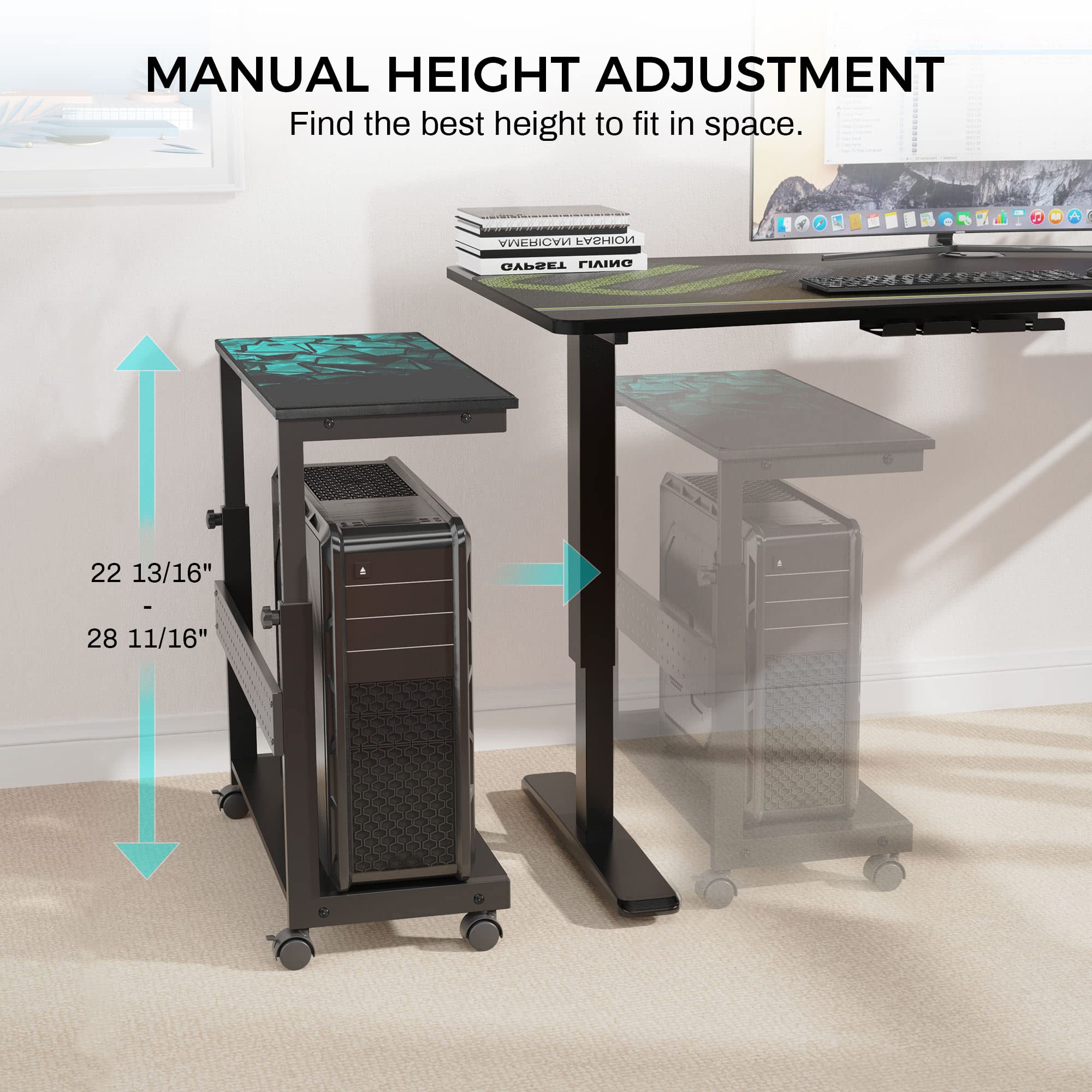 Mua EUREKA ERGONOMIC Computer Tower Stand,Height Adjustable PC Tower ...