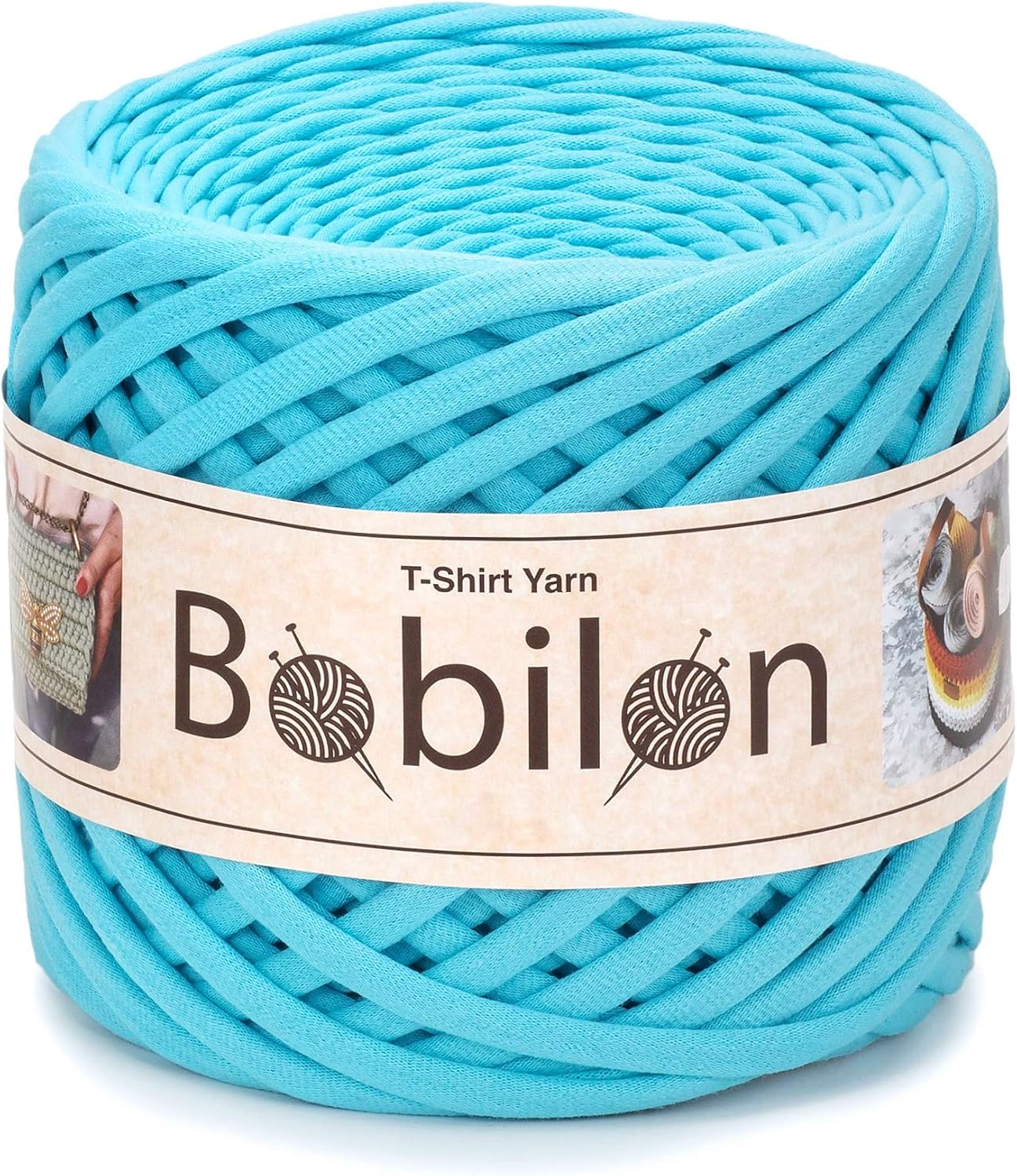 Amazon.com: T-Shirt Yarn Fettuccini Zpagetti Style, 7-9 mm Tshirt Yarn ...