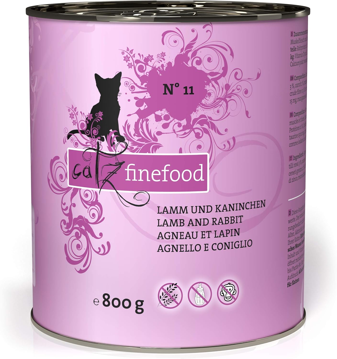 catz finefood N° 11 Lamm & Kaninchen Feinkost Katzenfutter nass ...