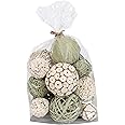 Amazon.com: RULU Dried Exotics Orbs/Balls/Spheres Bowl and Vase Fillers ...