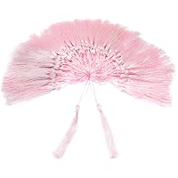 Amazon.com: VAPKER 100 Pieces Pink Tassels 13cm/5-Inch Silky Handmade ...