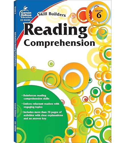 Carson Dellosa Skill Builders Reading Comprehension Grade 6 Workbook ...