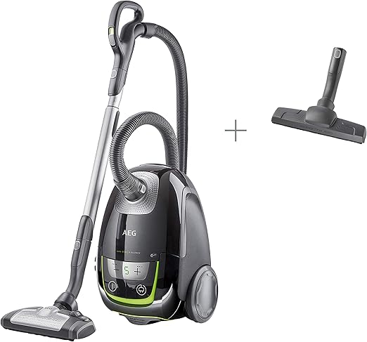 AEG ultra-silencer/VX8-2-IW-A Vacuum Cleaner with Bag EEK A. Without Mini Turbo Nozzle Black ...