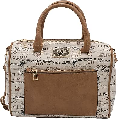 Amazon.com: Beverly Hills Polo Club Small Satchel Crossbody Bag Purse ...