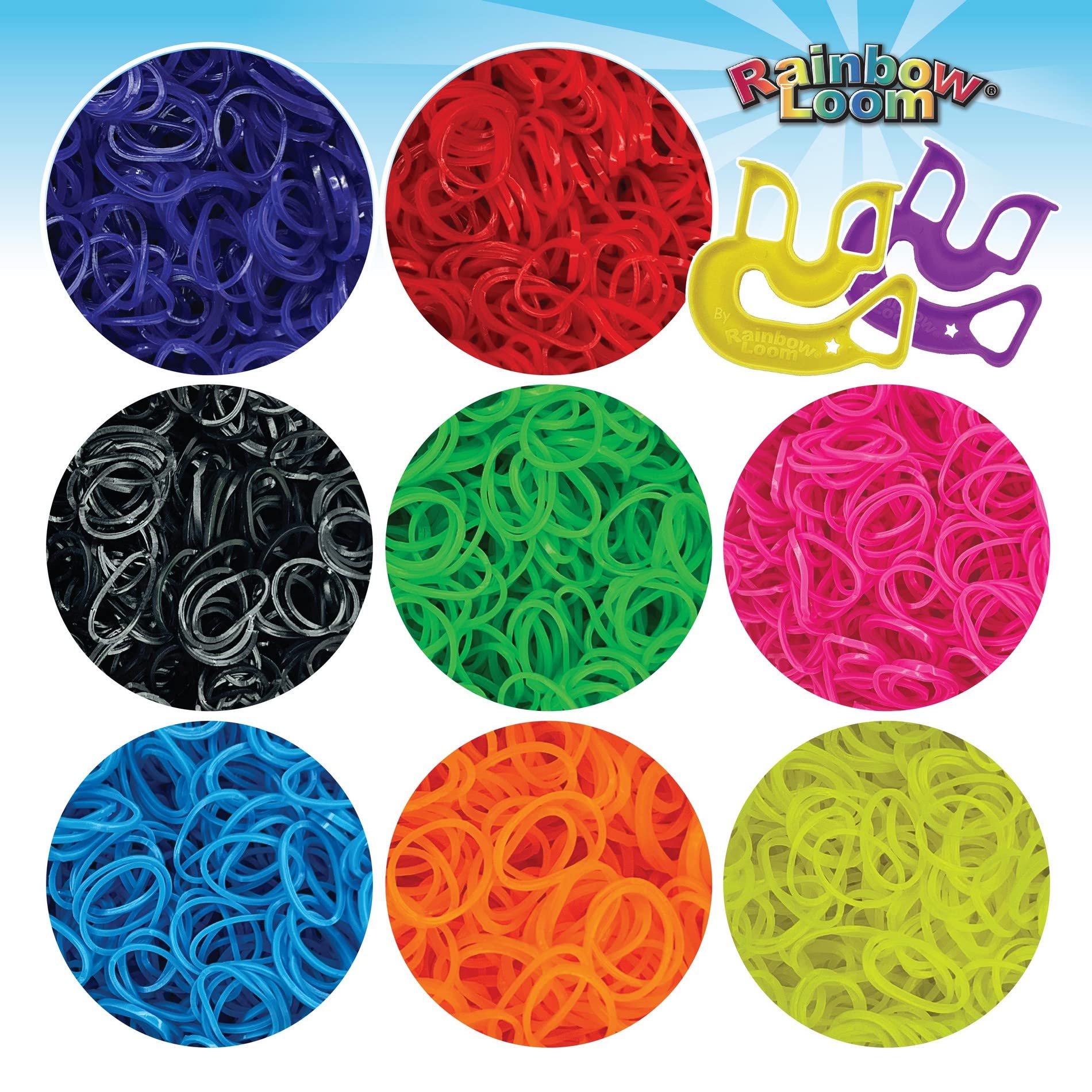 Mua Rainbow Loom® Treasure Box NEON Edition, 8,000 Rubber Bands in 8 ...